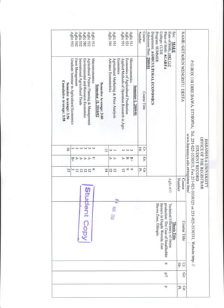 Degree and student copys | PDF