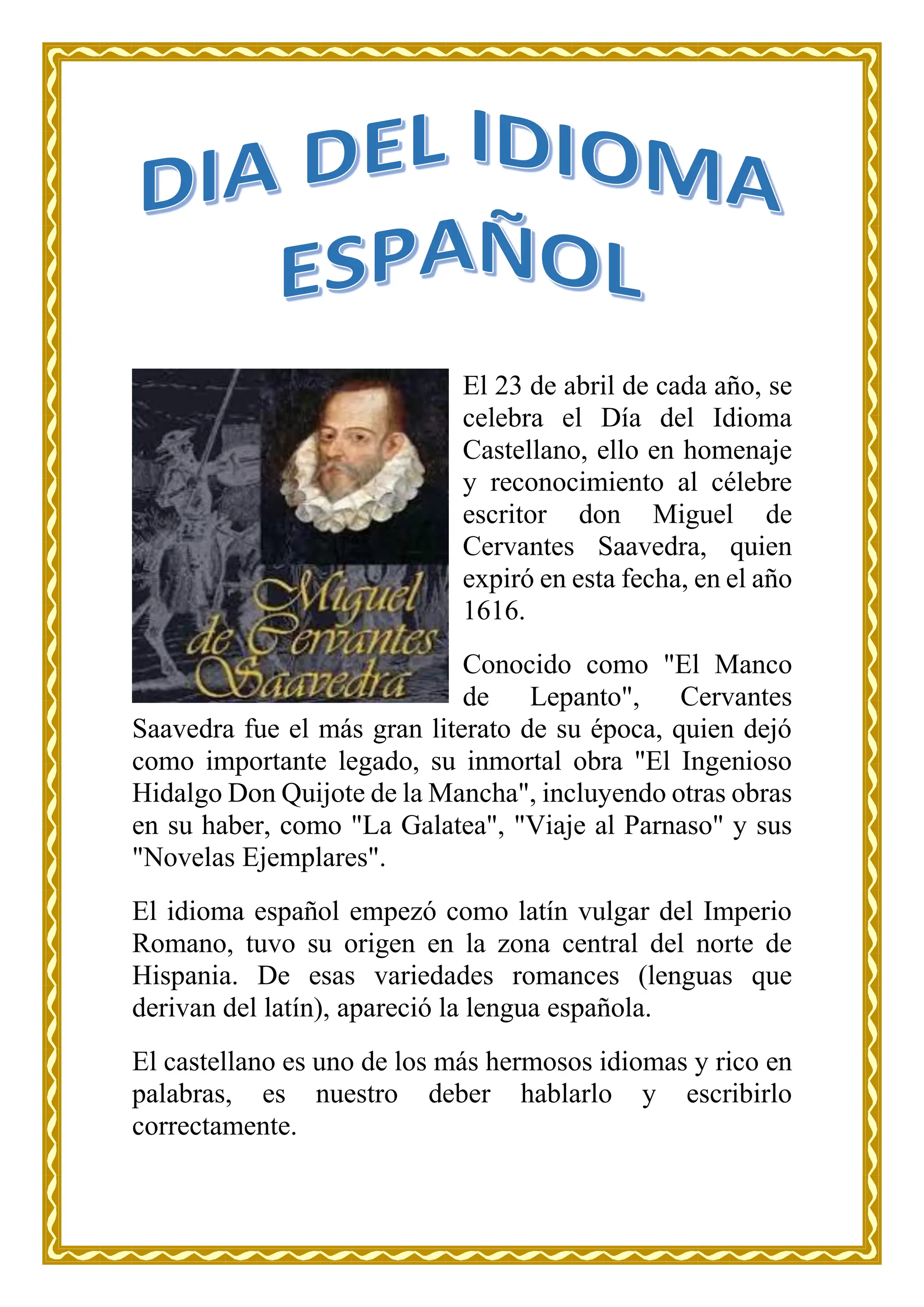 375774734-Dia-Del-Idioma-Espanol información | PPT
