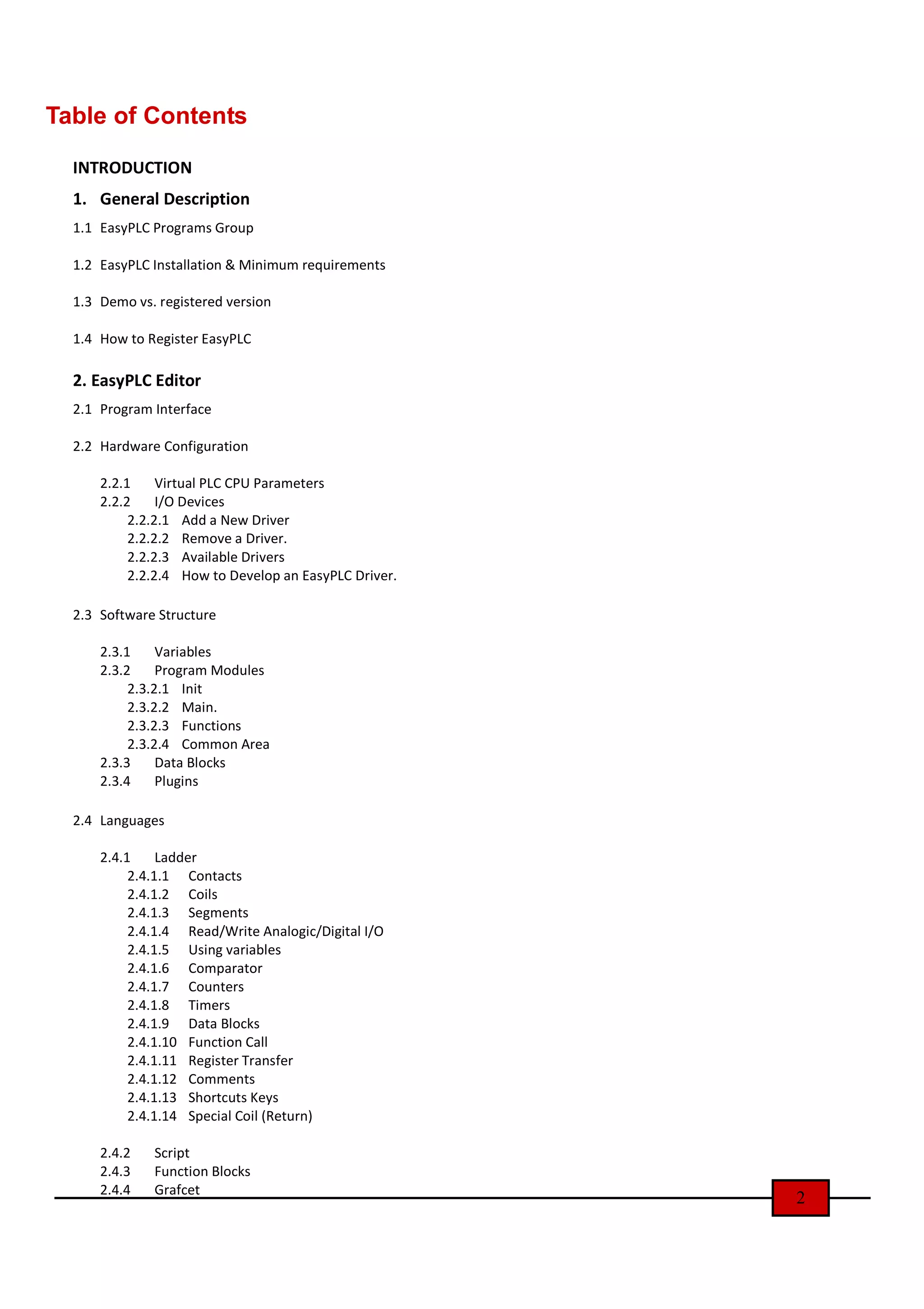 PLC: Easy PLC User manual | PDF