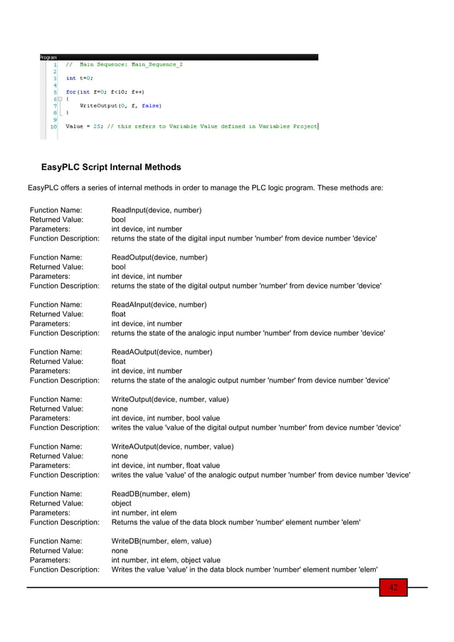 PLC: Easy PLC User manual | PDF