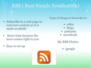 Wikis, Blogs, & Web Publishing | PPT