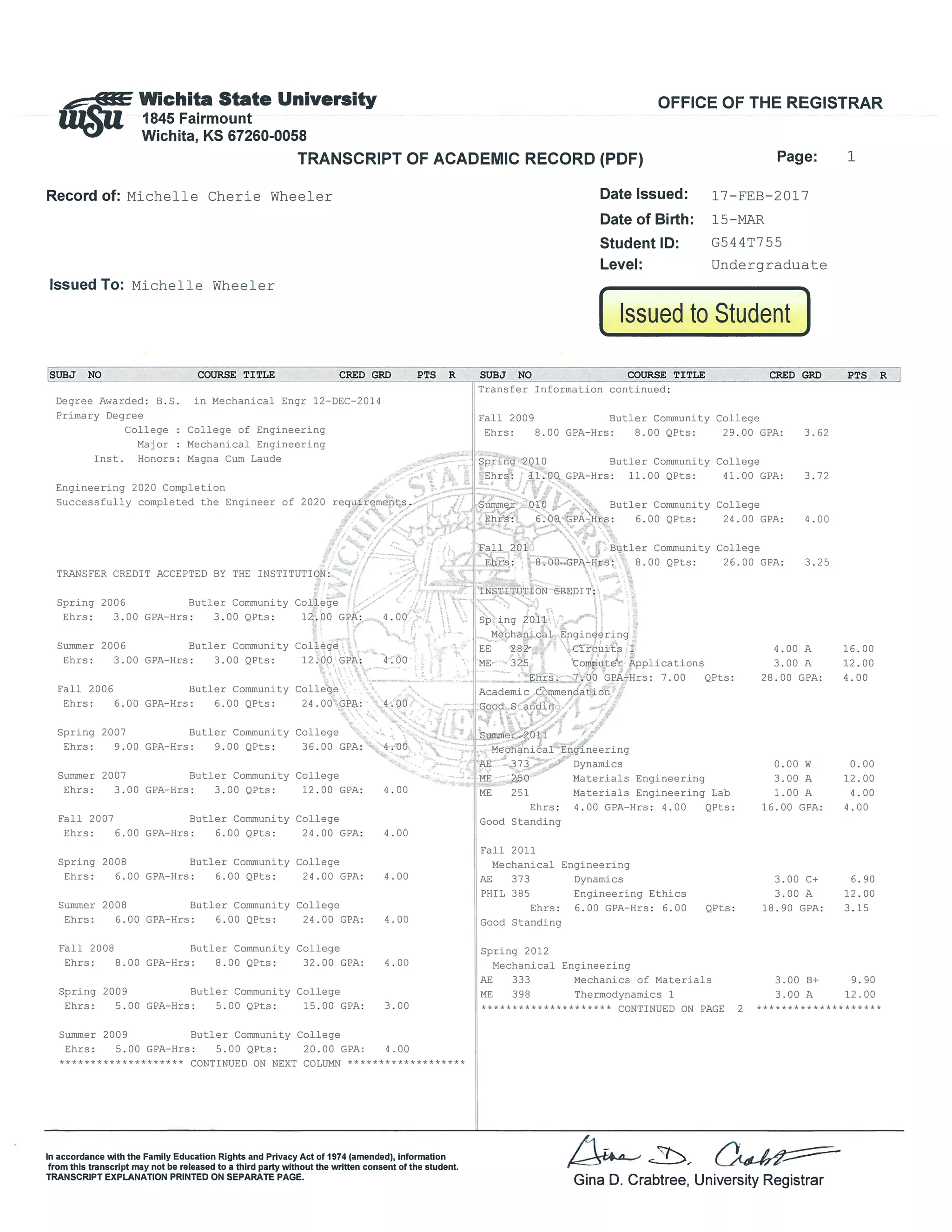 OFFICIAL-TRANSCRIPT_MCW | PDF