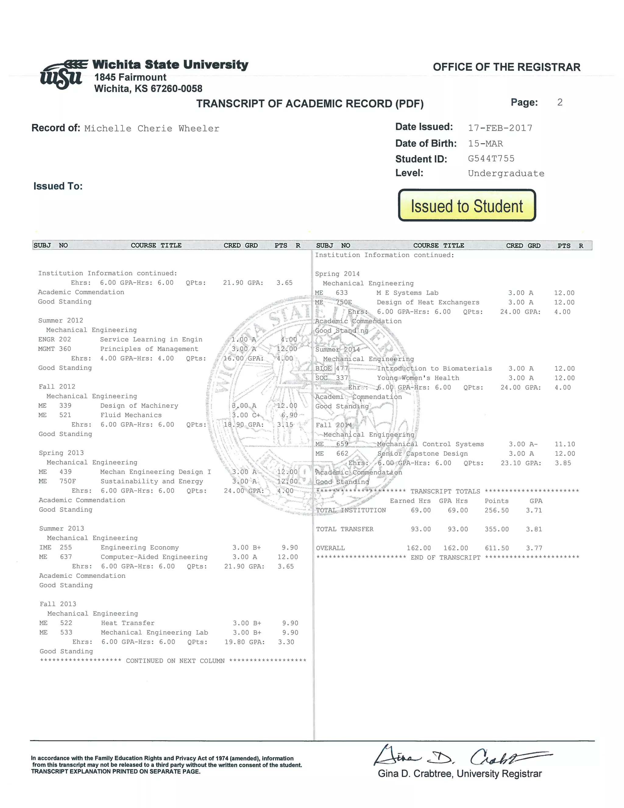 OFFICIAL-TRANSCRIPT_MCW | PDF