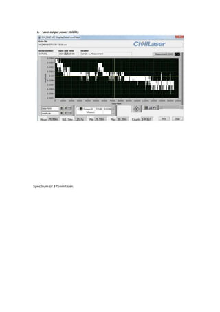 375nm 1-30mW UV Laser Coupled PM Fiber Output | DOCX