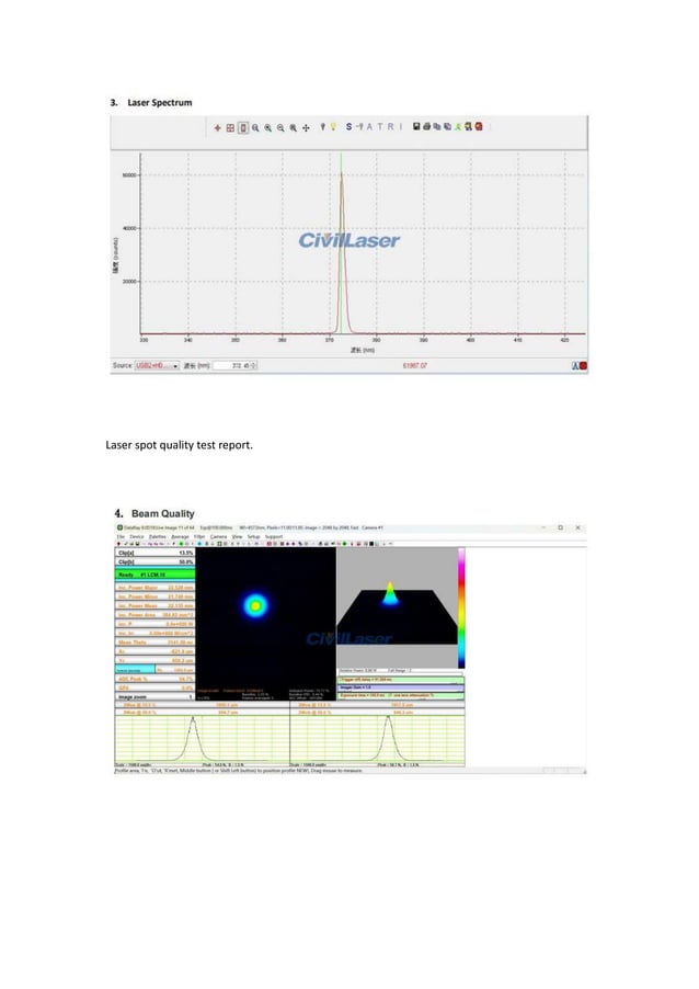375nm 1-30mW UV Laser Coupled PM Fiber Output | DOCX