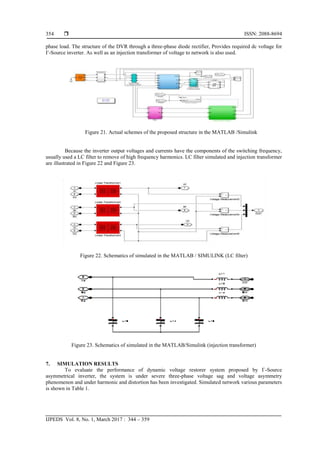 A New Structure of Dynamic Voltage Restorer Based on Asymmetrical ī-source Inverters to ...