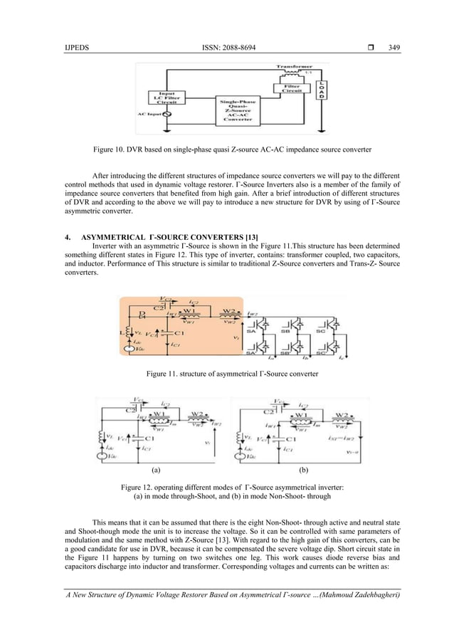 A New Structure of Dynamic Voltage Restorer Based on Asymmetrical ī ...