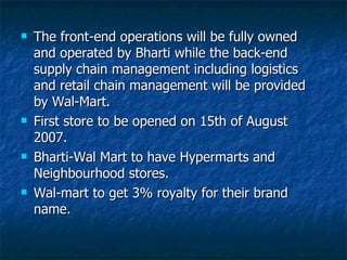 37627382 bharti-and-wallmart | PPT