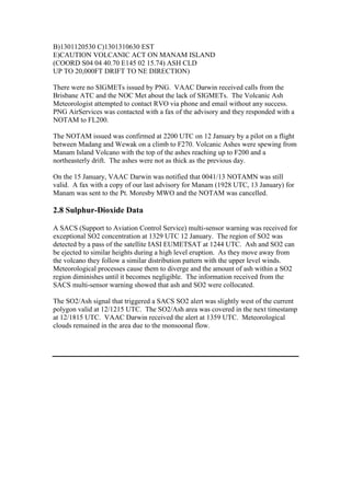 Manam _12Jan2013final | PDF | Geology | Science
