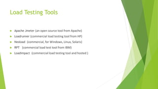 Jmeter load testing | PPT
