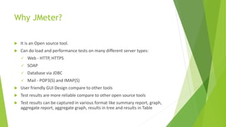 Jmeter load testing | PPT