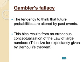 Cognitive Biases in Project Management | PPTX