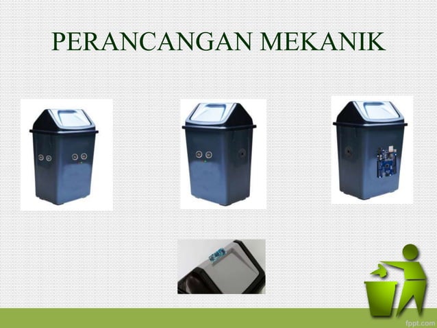 tempat sampah otomatis menggunakan sensor HC-SR04 berbasis arduino uno ...