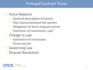P3 Fundamentals Seminar - P3 Agreements | PPTX