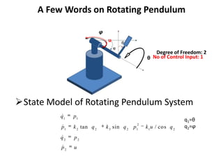 Design of Nonlinear State Feedback Control Law for Rotating Pendulum ...