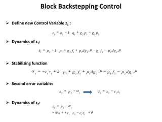 Design of Nonlinear State Feedback Control Law for Rotating Pendulum System: A Block ...