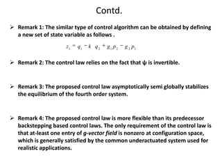 Design of Nonlinear State Feedback Control Law for Rotating Pendulum ...