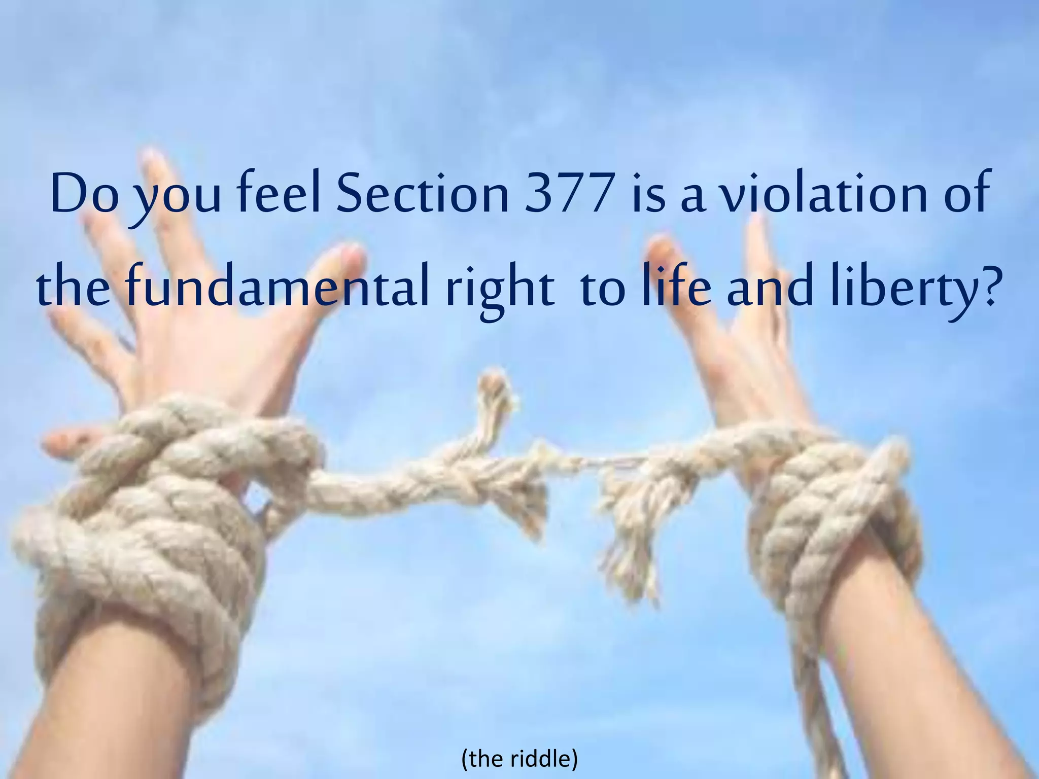Section 377 : Indian Penal Code | PPTX | Debated Sensitive Social ...