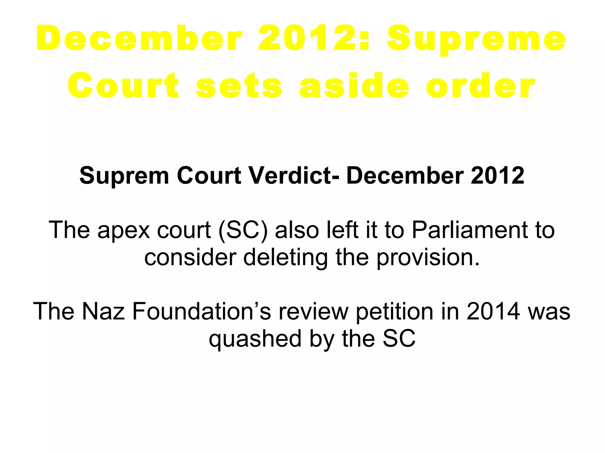 Section 377 of Indian Penal Code. | PPT