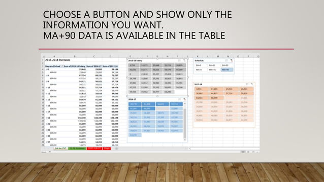 Excel slicers | PPTX