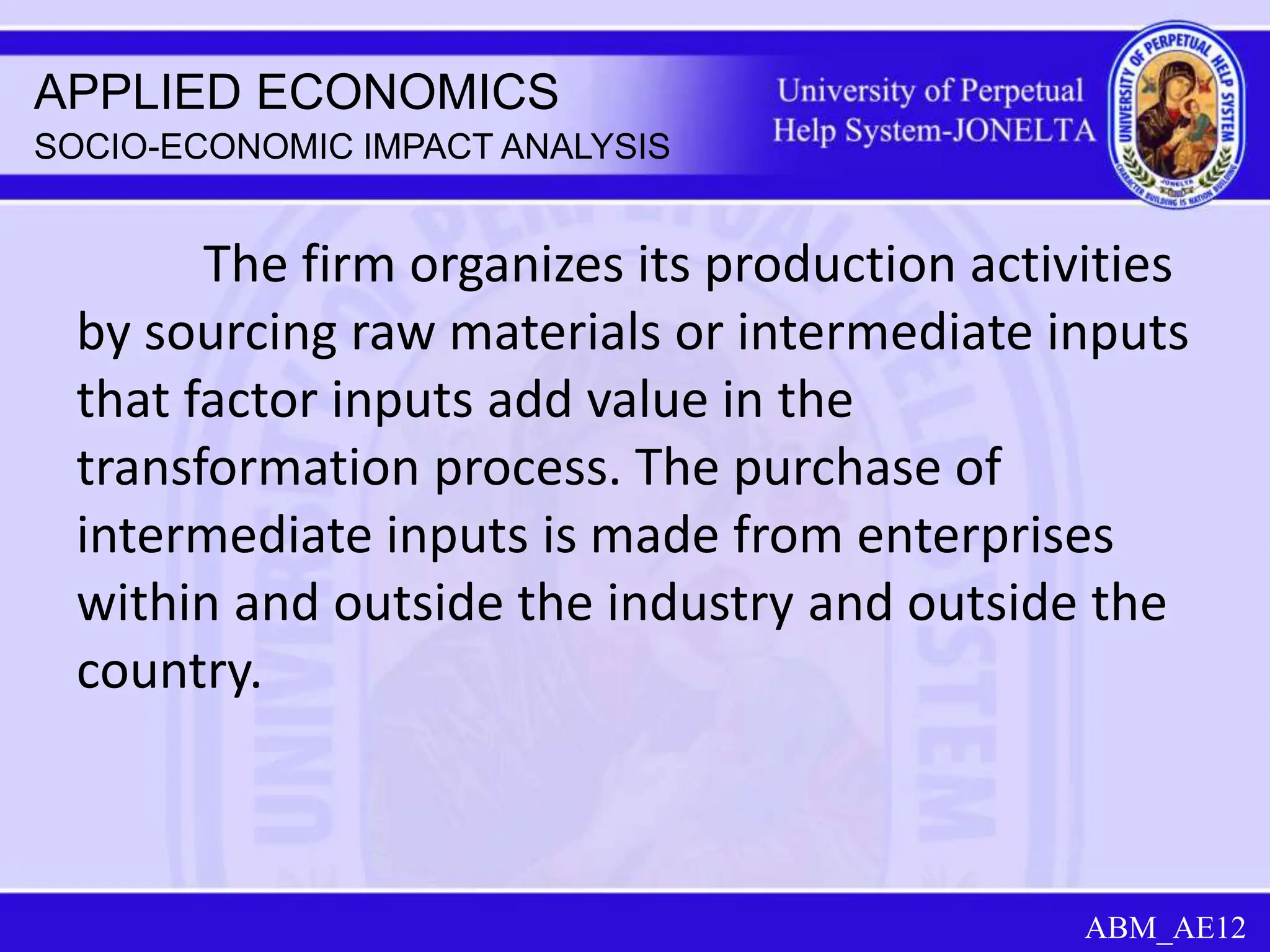 377255821-ABM-AE12-012-Socio-Economic-Impact-Analysis.pptx