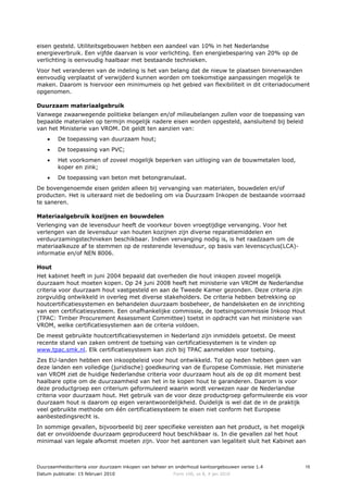 Criteriadocument Kantoorgebouwen beheer en onderhoud | PDF