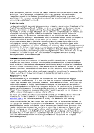 Criteriadocument Kantoorgebouwen renovatie | PDF