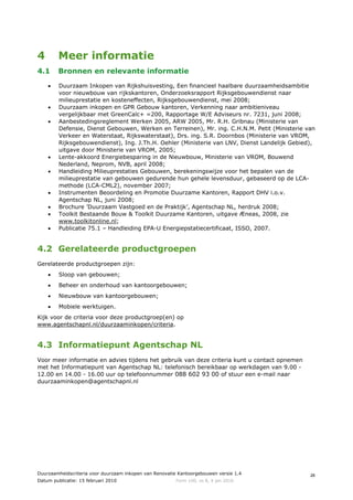 Criteriadocument Kantoorgebouwen renovatie | PDF