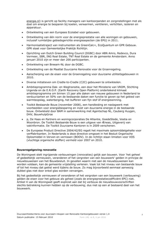 Criteriadocument Kantoorgebouwen renovatie | PDF