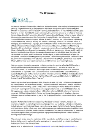 Summer University WUHAN 2016[2] | PDF