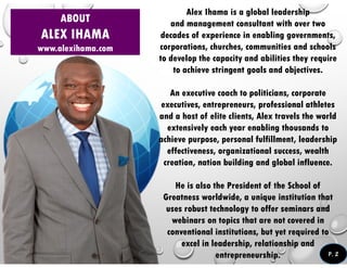 Professional Media Kit for Alex Ihama (v2017) | PDF