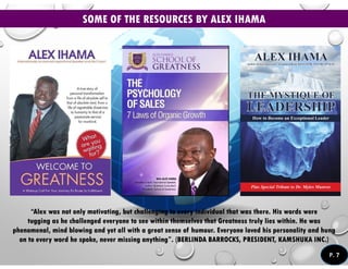Professional Media Kit for Alex Ihama (v2017) | PDF