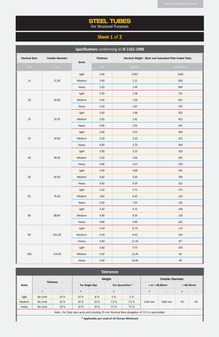 PS+Steel+Tubes+-+E.Brochure.B | PDF