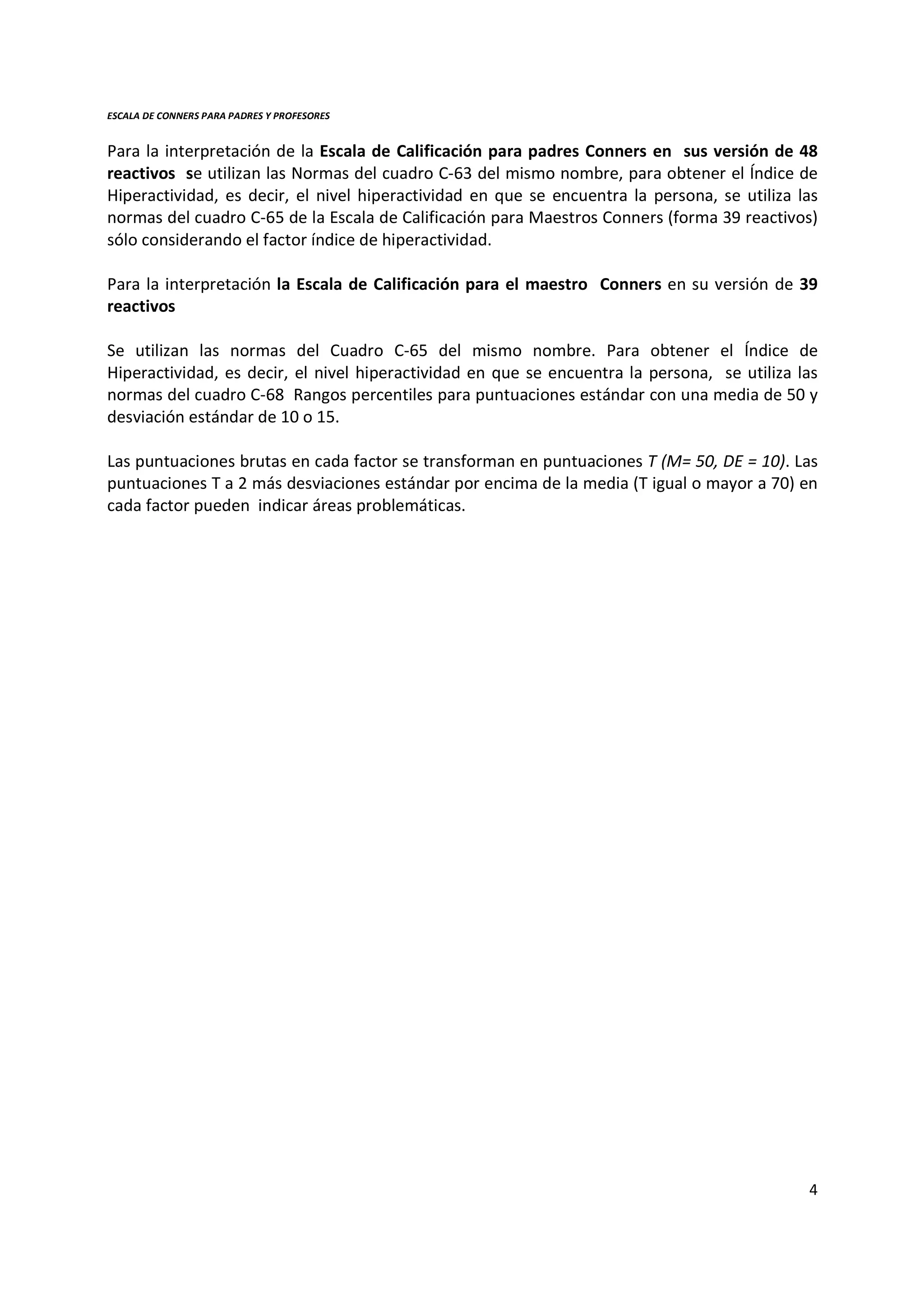 MANUAL DE ESCALAS CONNER | PDF