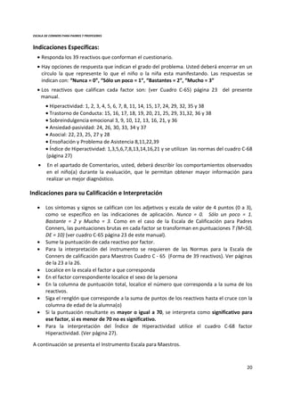 MANUAL DE ESCALAS CONNER | PDF