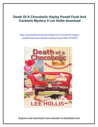 Death Of A Chocoholic Hayley Powell Food And Cocktails Mystery 4 Lee ...