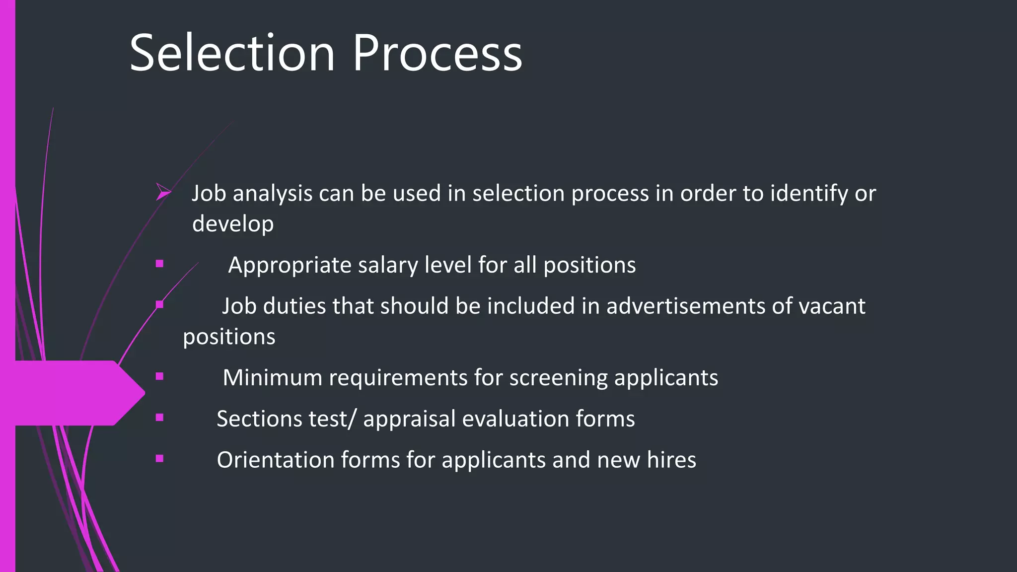 Job Analysis PPT | PPTX