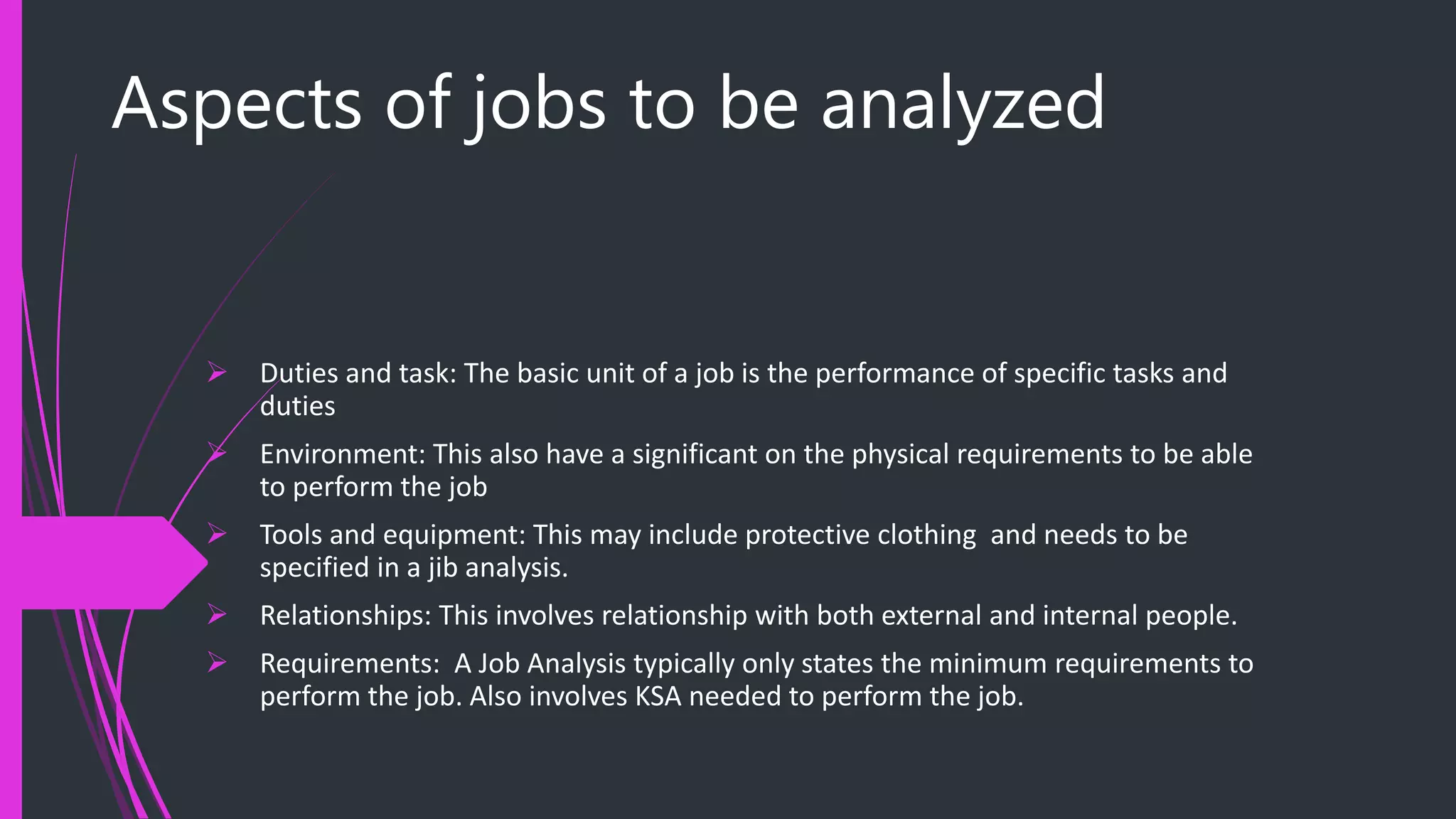 Job Analysis PPT | PPTX