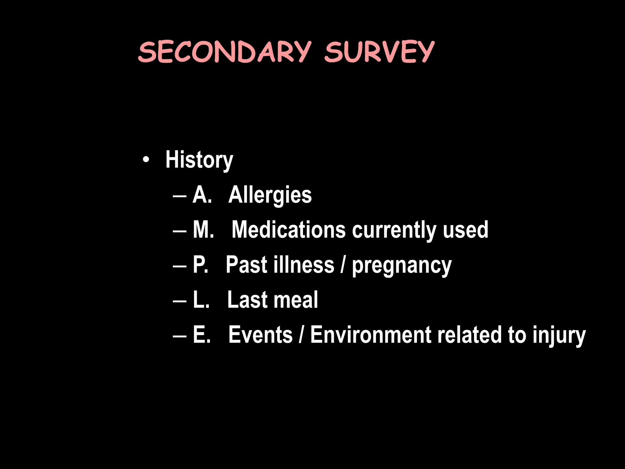 Primary and secondary survey379487438.ppt