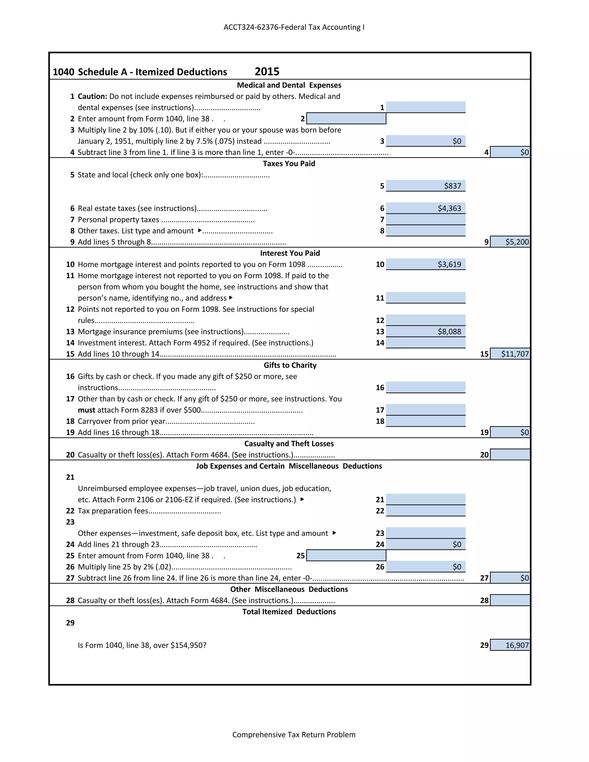 Sample 1040-2015 | PDF
