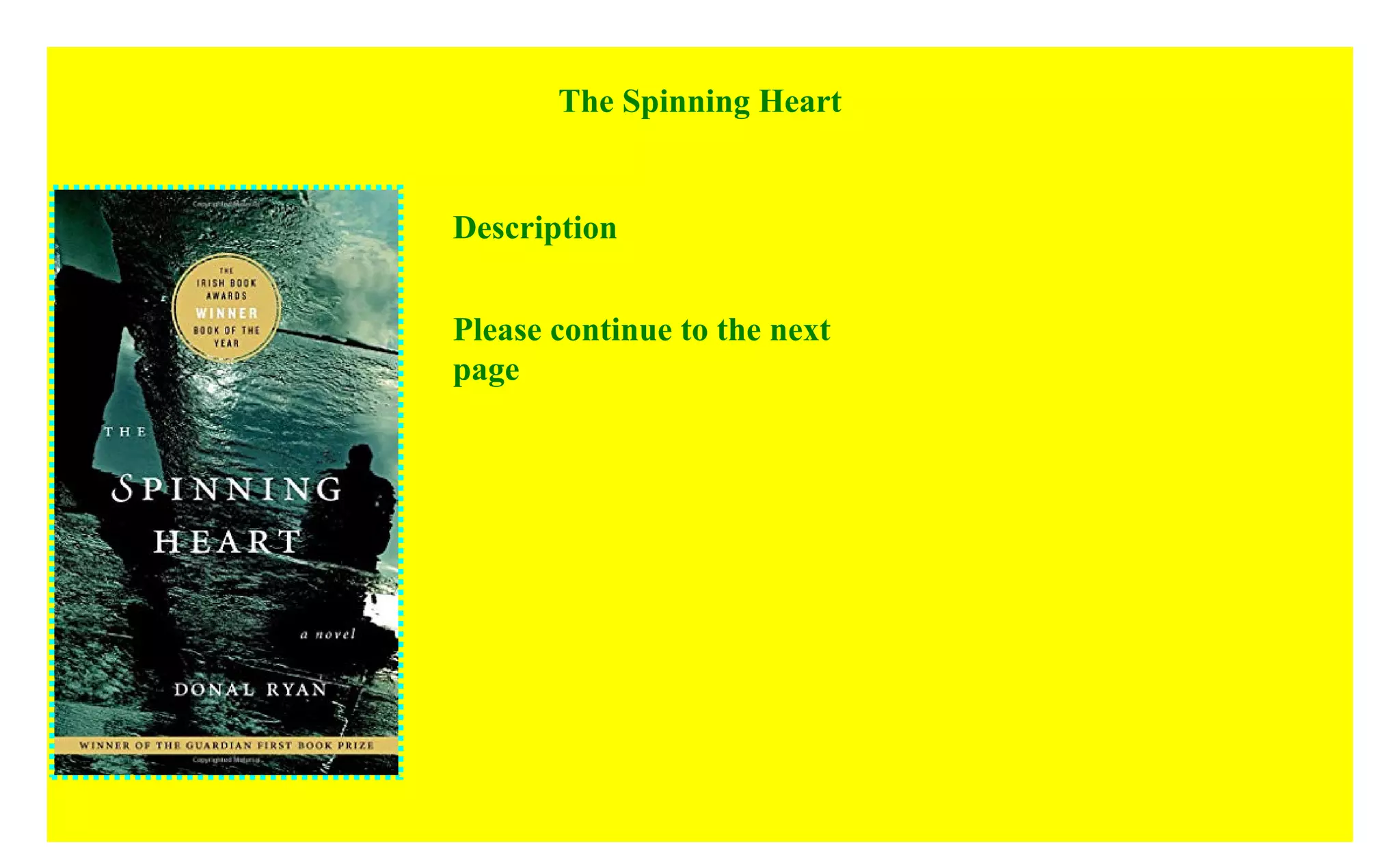 The Spinning Heart 2018 epub$@@ | PPT