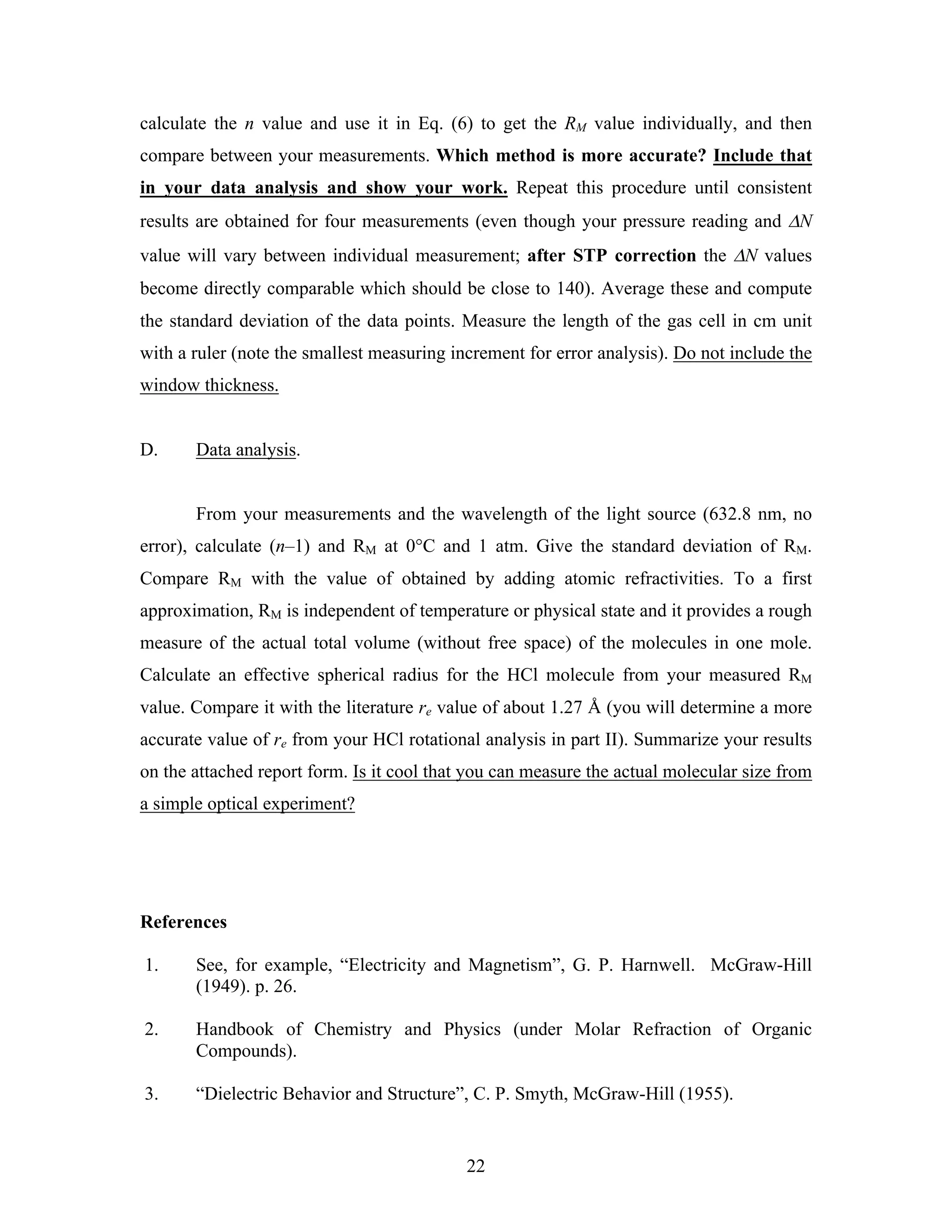 Lab Manual- Refractive Index | PDF | Chemistry | Science