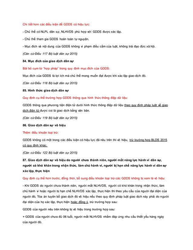 379 diem moi bo luat dan su 2015 | PDF