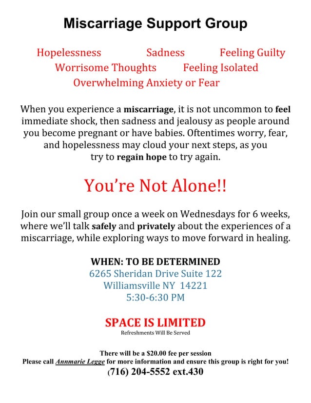 Miscarriage Support Group | PDF