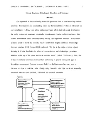 Chronic Emotional Detachment, Disorders, and Treatment-Team B | DOCX