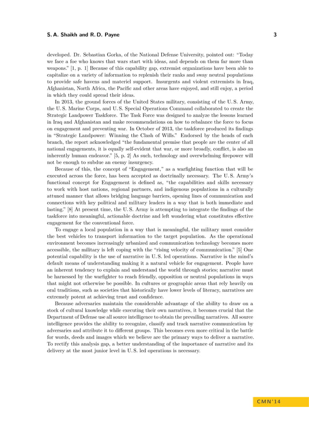 Narrative in the Operations Process Published | PDF