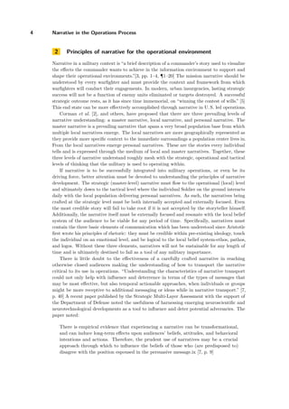 Narrative in the Operations Process Published | PDF
