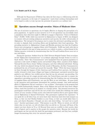 Narrative in the Operations Process Published | PDF