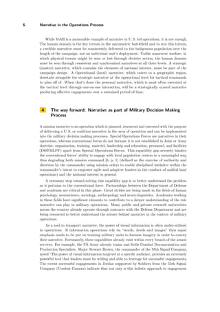 Narrative in the Operations Process Published | PDF