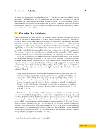 Narrative in the Operations Process Published | PDF